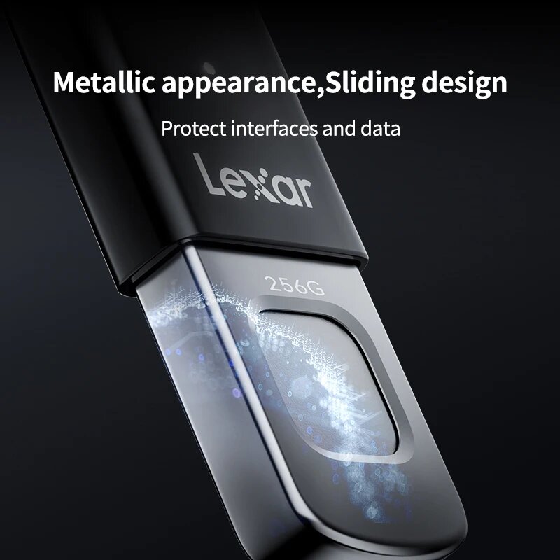 Флешка Lexar Fingerprint F35 PRO 64/128/256 ГБ 64 ГБ