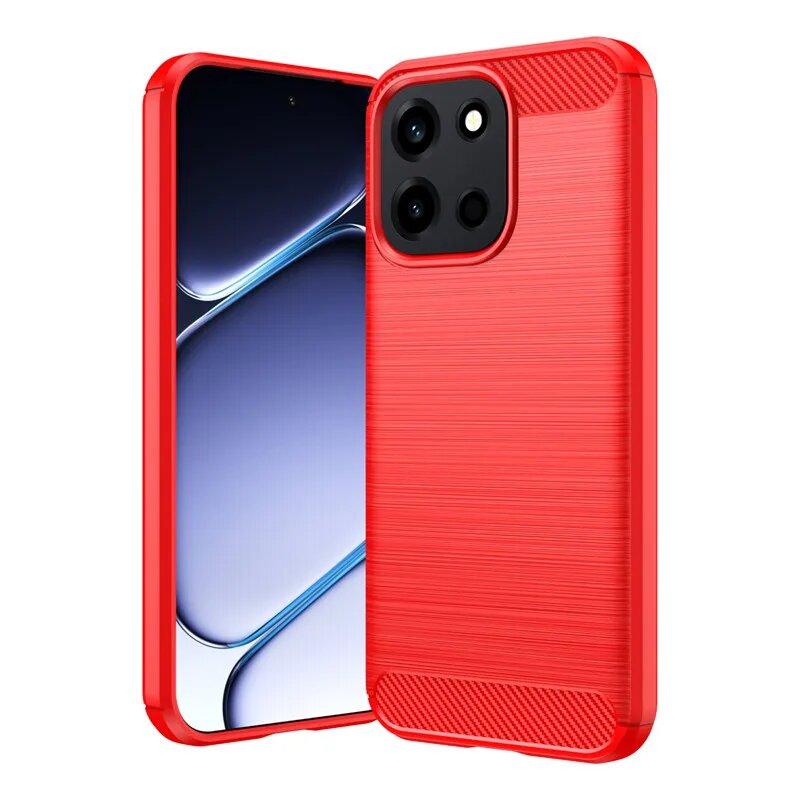Чехол для Oneplus Nord CE6, мягкий силиконовый прочный защитный бампер-накладка для Красный, Red