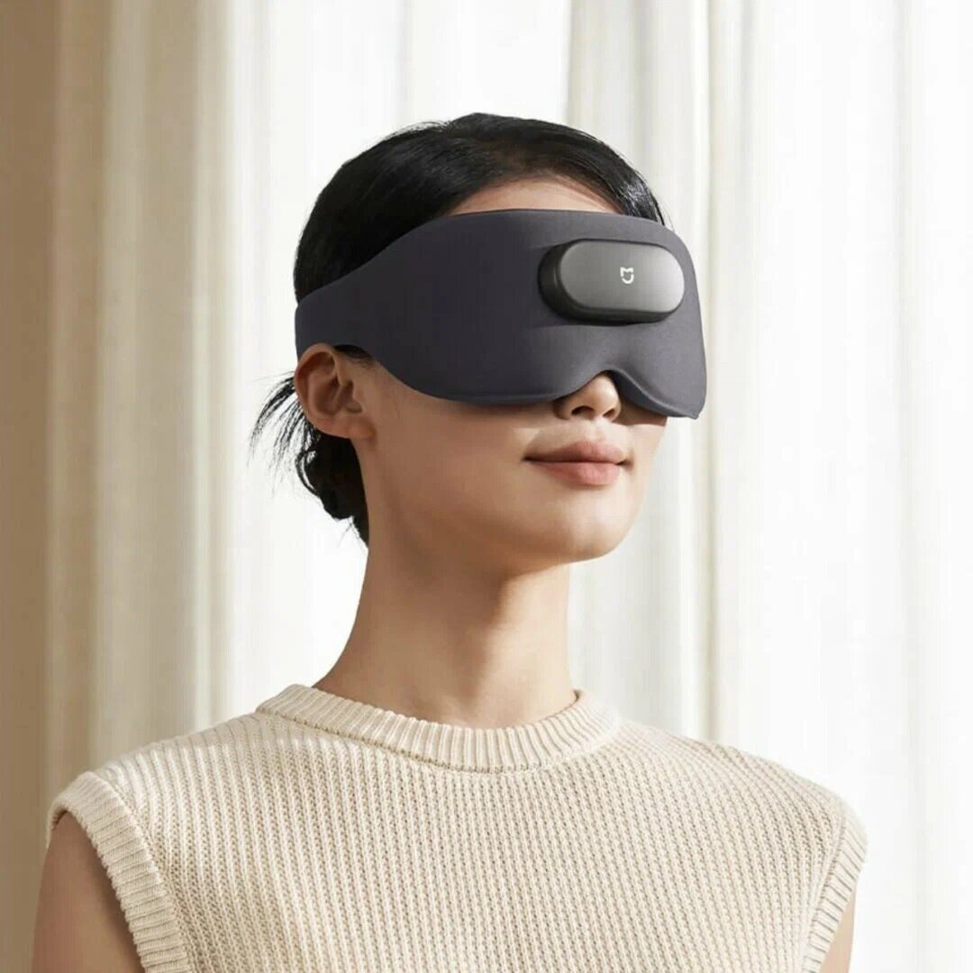 Умный массажер для глаз и лица Mijia Smart Massage Eye Mask (MJAMYZYMYY01) черный