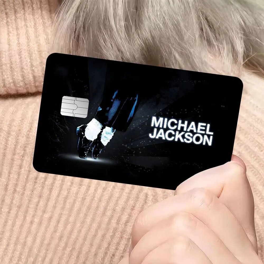 Michael Jackson Майкл Джексон Наклейки на банковские карты, гибкая антипыльная стойкая набор