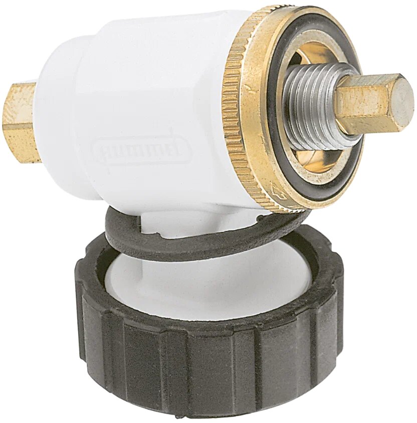 Кран Hummel G3/4xG1/2, для заполнения и сливания системы отопления, латунь и пластик