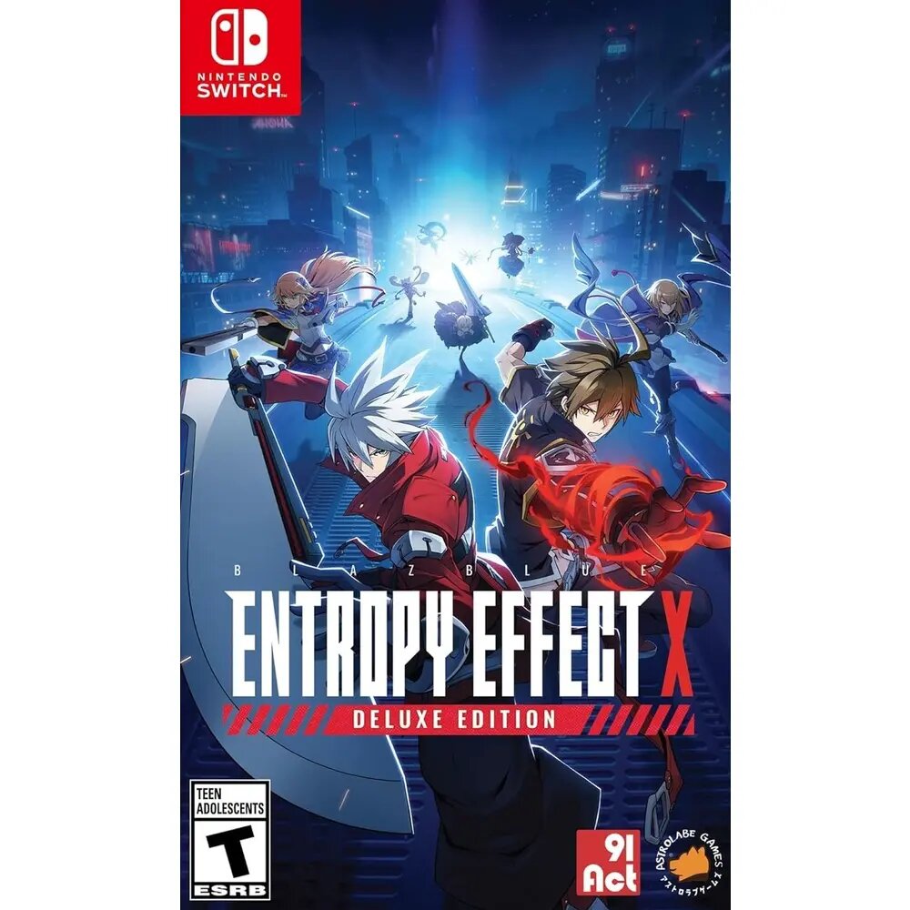 Игра BlazBlue Entropy Effect X - Deluxe Edition (Nintendo Switch, русская версия) 91Act Картридж 12+