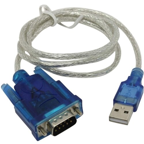 Адаптер RS232 Orient USS-102N USB Am - 9M конвертор COM порта WCH CH340 - кабель 0.8 м, крепёж - винты