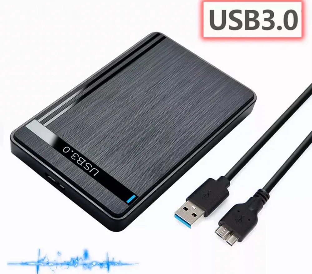 Lupen 120 ГБ Внешний жесткий диск (160gb), Пластик, черный