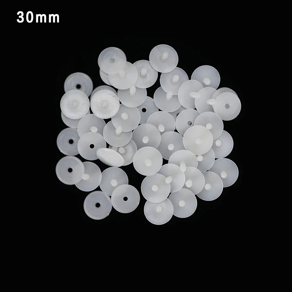 Пластиковые шарниры для кукол 50 шт Белый, 50Pcs 30mm