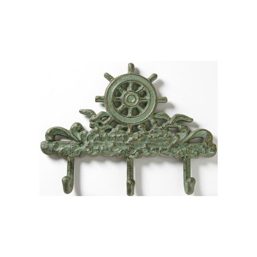 Iron Garden YM-HK-603 Вешалка настенная штурвал, 3 крючка, iron garden