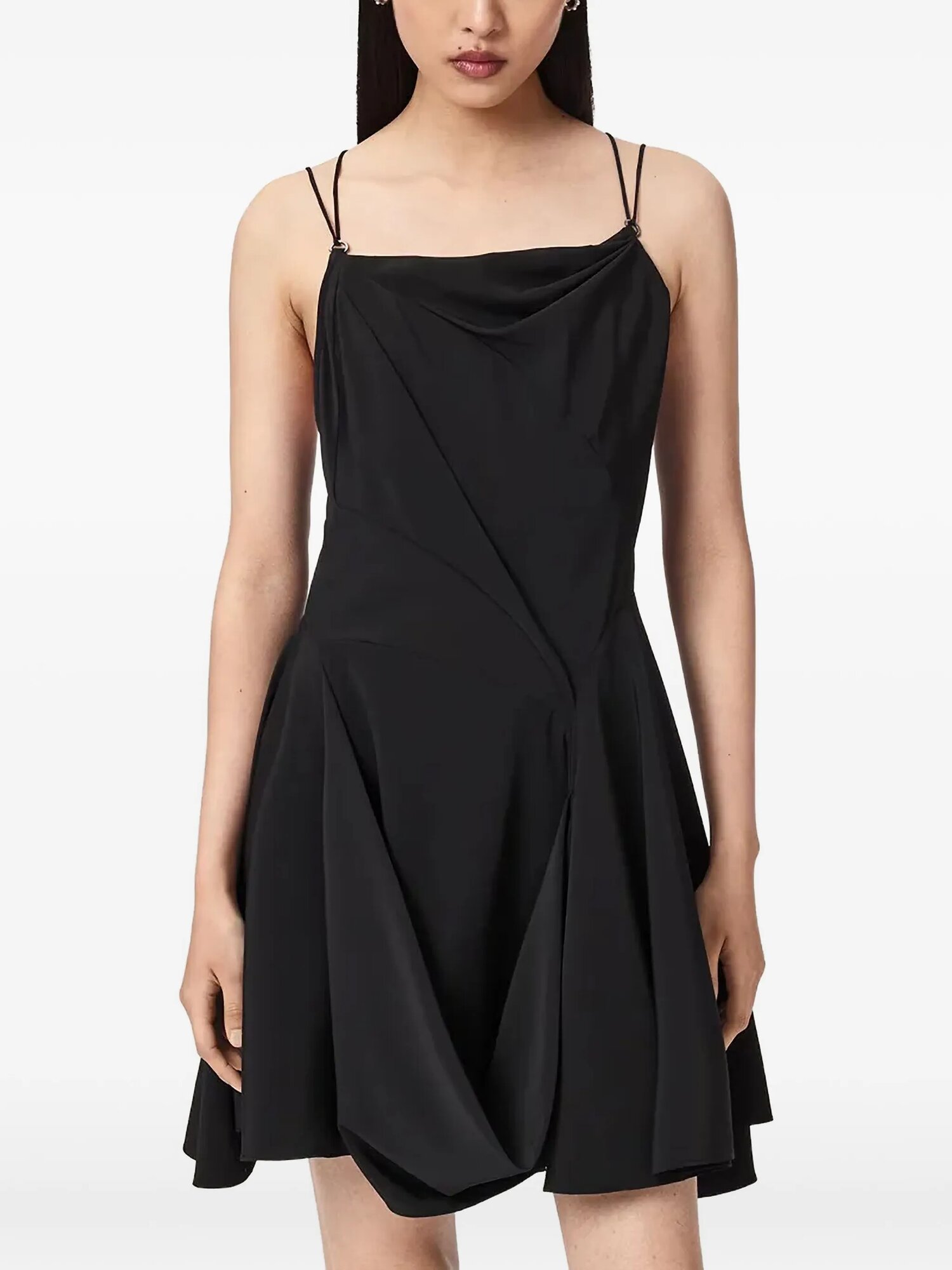 Платье AllSaints Claire draped mini dress, размер 8 — фото 1