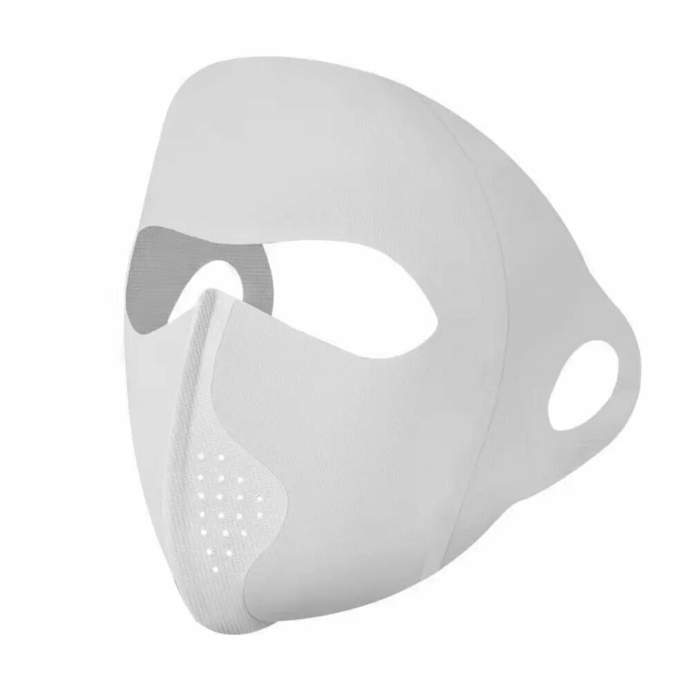Белая бесшовная маска для лица MZ08-Grey