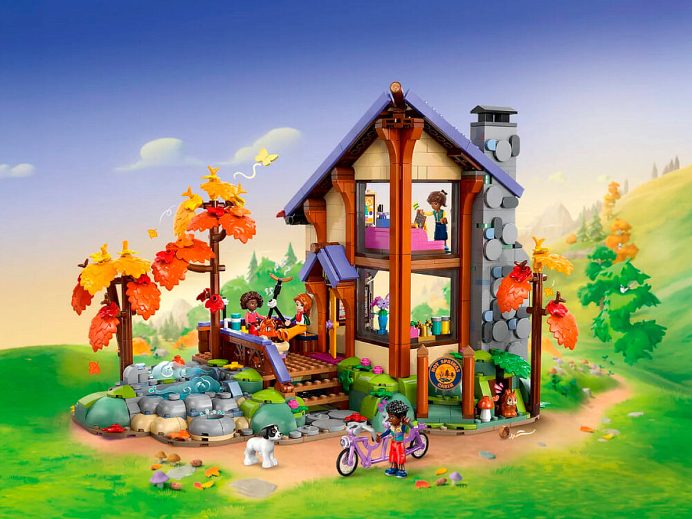 Конструктор LEGO Friends 42705 Конструктор Уютная хижина в осеннем лесу