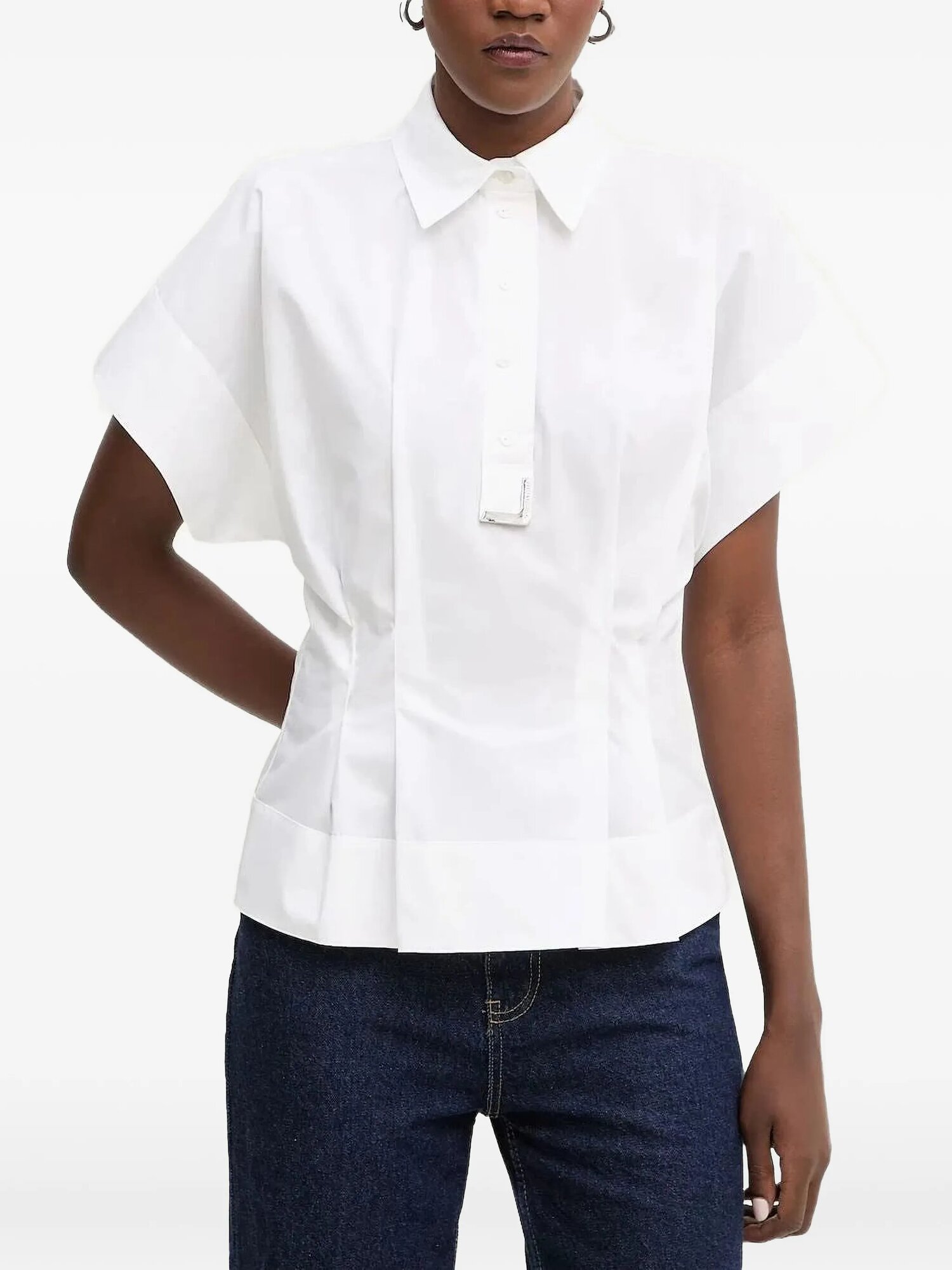Рубашка Hardware-detail poplin shirt