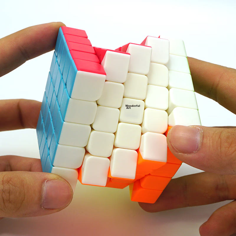 Qiyi S-Stage 5x5 скоростной кубик для соревнований, детский подарок на День ребенка, возраст 7-10 лет Цвет：Пятицветный