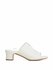 Мюли MANSUR GAVRIEL Open-toe block-heel mules, размер 35, бежевый/белый