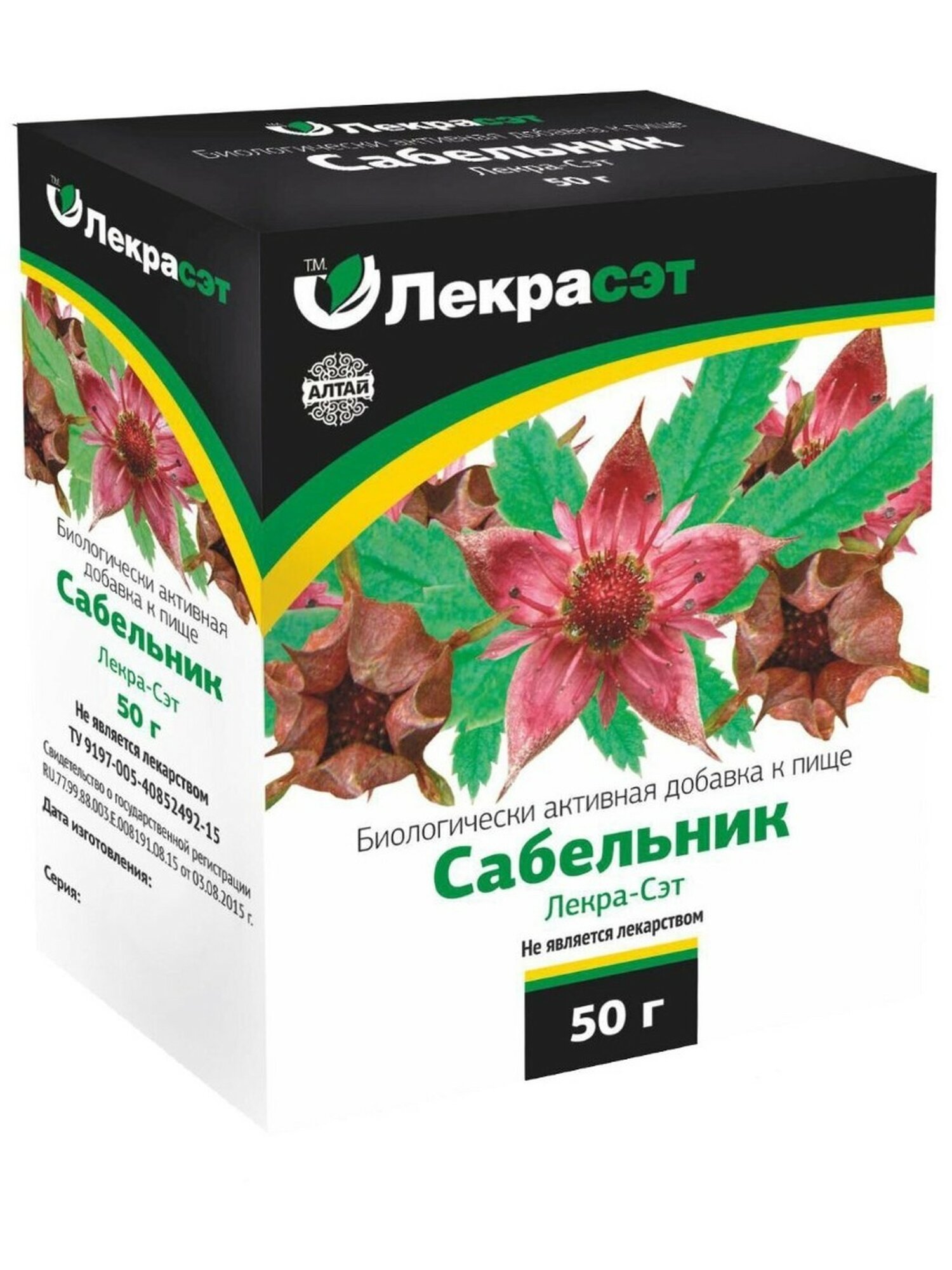 Сабельник лекра-сэт 50,0 — Трава, корневище с корнями измельчённые по 50 г в уп. Текст инструкции по применению наносит…