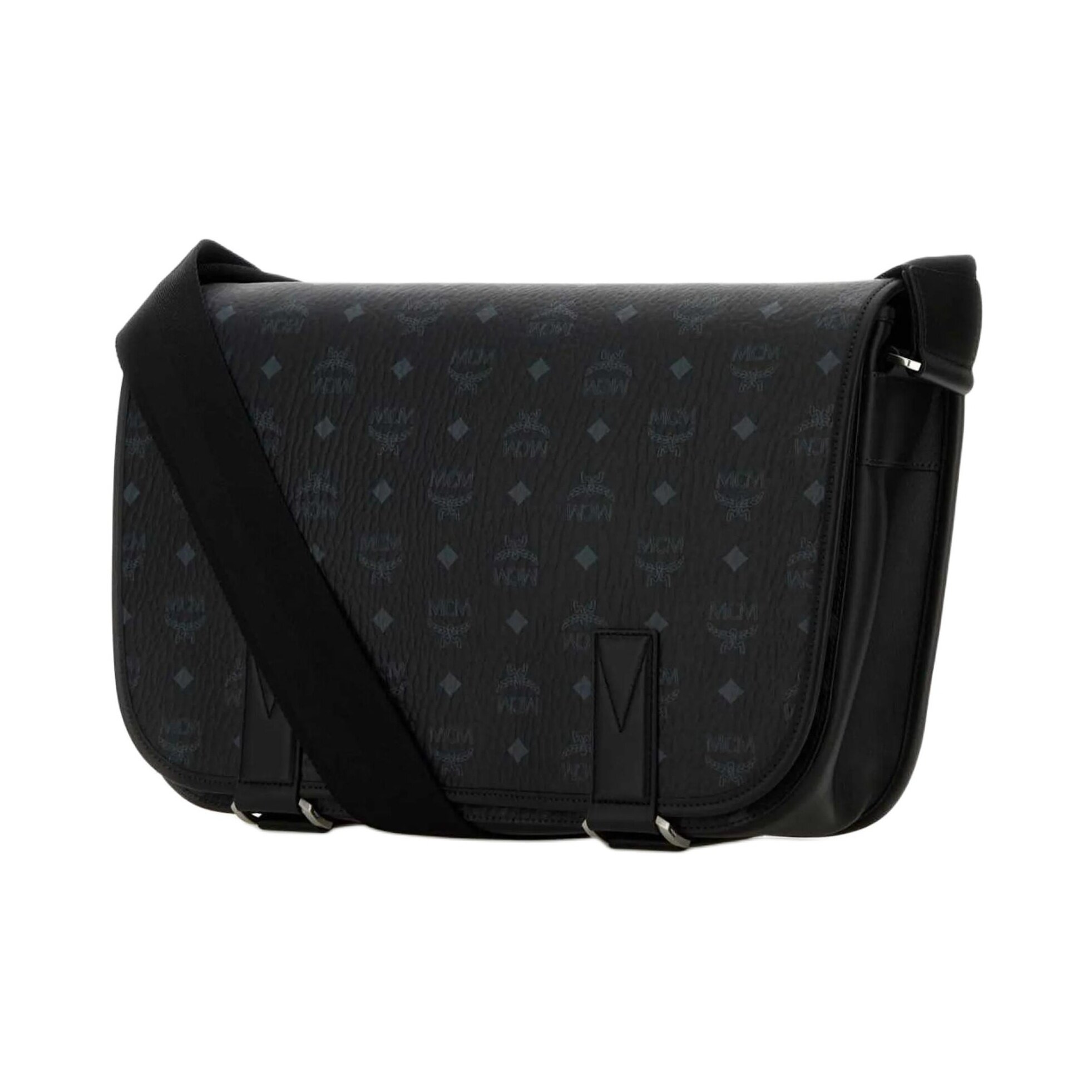 Сумка MCM, фактура тиснение, black — фото 1