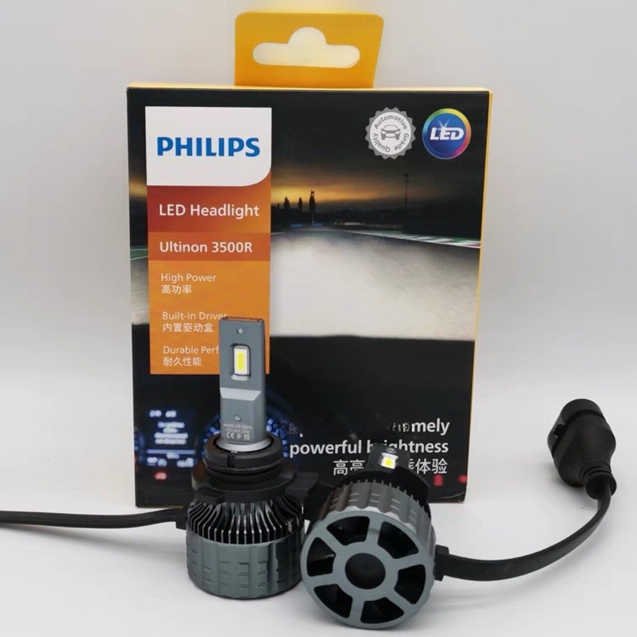 PHILIPS LED Интегрированная Двойная Фара Лампа H8 H9 H11 H16 Замена для 12В Автомобилей и Грузовиков