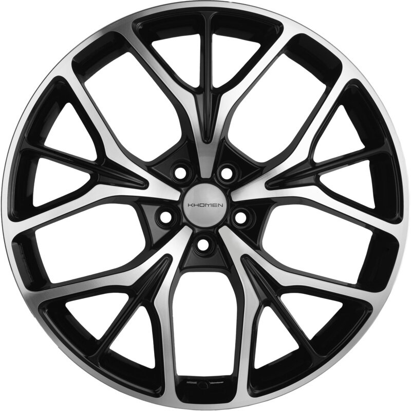 Литой колесный диск Khomen Wheels KHW2012 (Geely Monjaro (KX11)) 8x20/5x108 ET46 D63,4 Black-FP