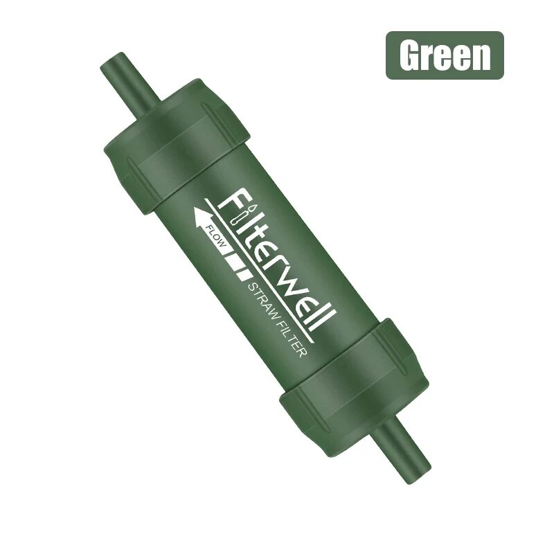 Портативный мини-фильтр для воды 0,01 микрон Зеленый, Green