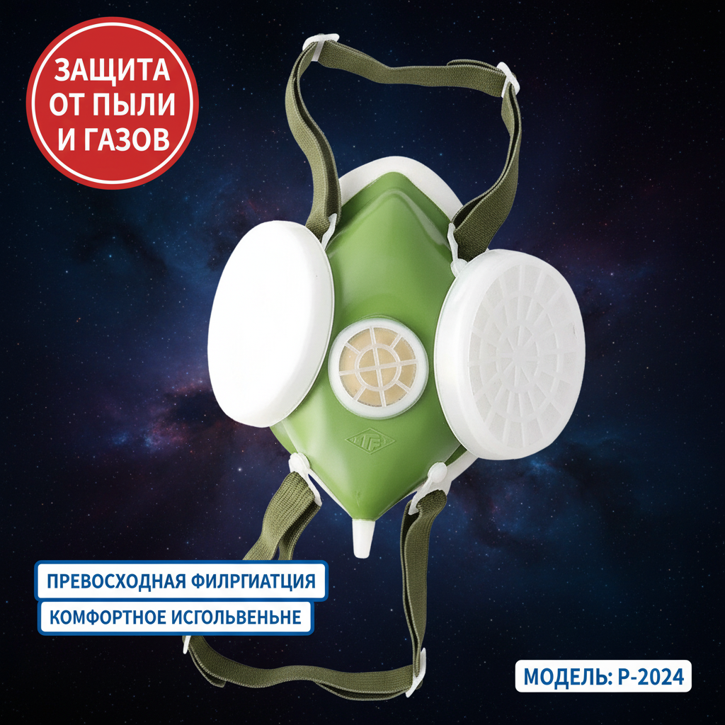 Противогаз, 1 шт.