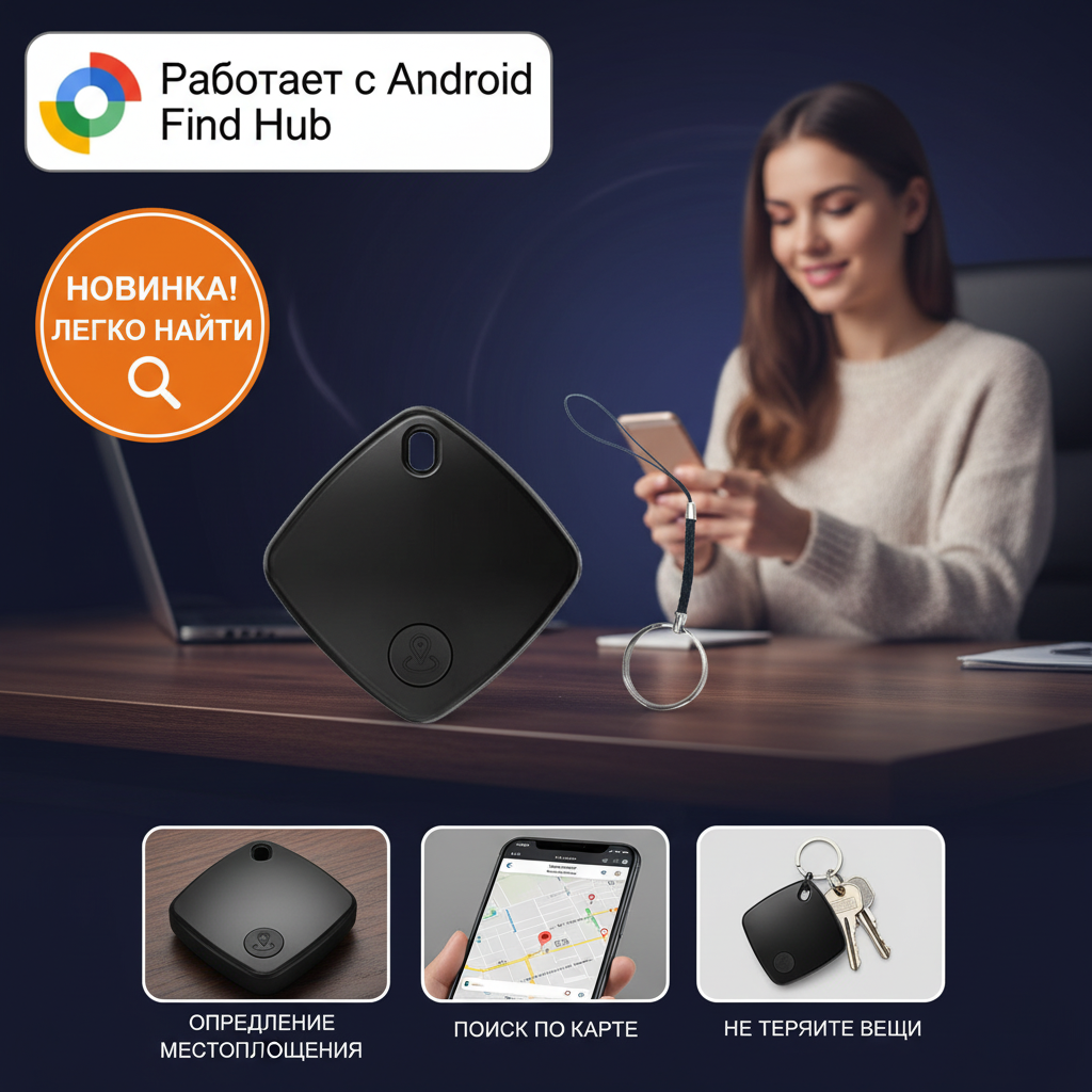 GPS-трекер TPBUFF Google Smart, Bluetooth, водостойкий, для Android