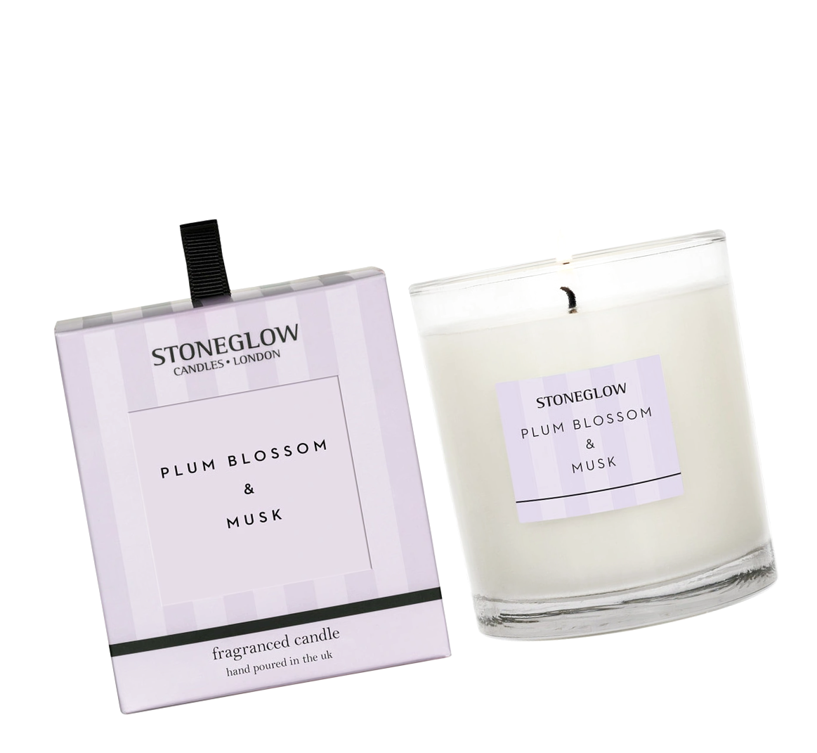 Stoneglow Plum Blossom and Musk парфюмированная свеча 300 гр / Мускус