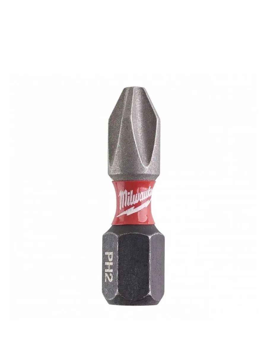 Биты Milwaukee Shockwave IMPACT DUTY для шуруповерта PH2 X 25 мм (2 шт)