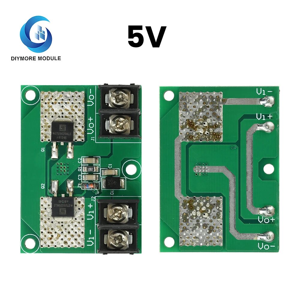 Защита от обратной полярности 10А 5V