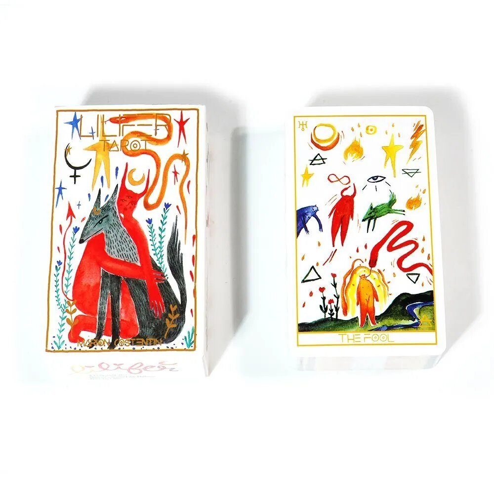 Карта Таро "Lilifer Tarot Gold Edition" 11X7CM