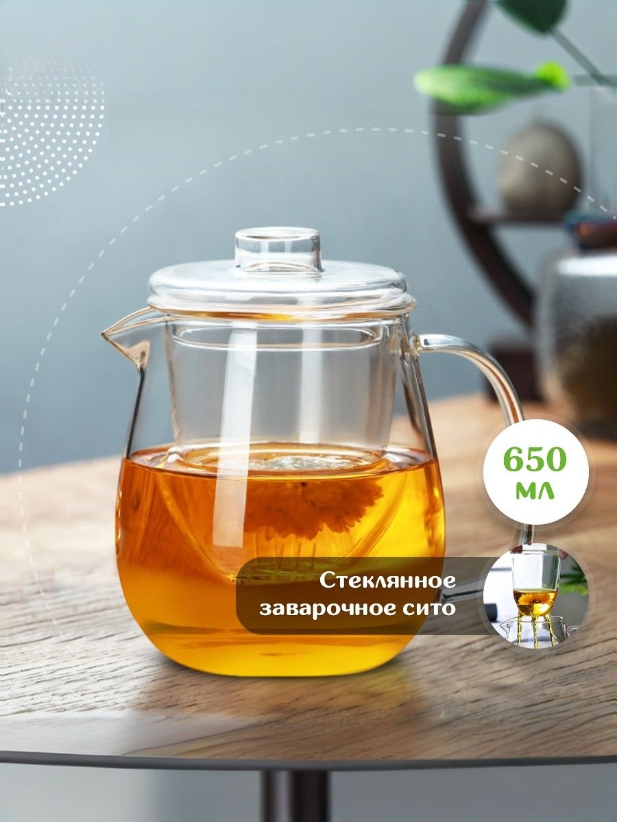 ЧайЧай Чайник заварочный "заварочные чайники", 650 мл