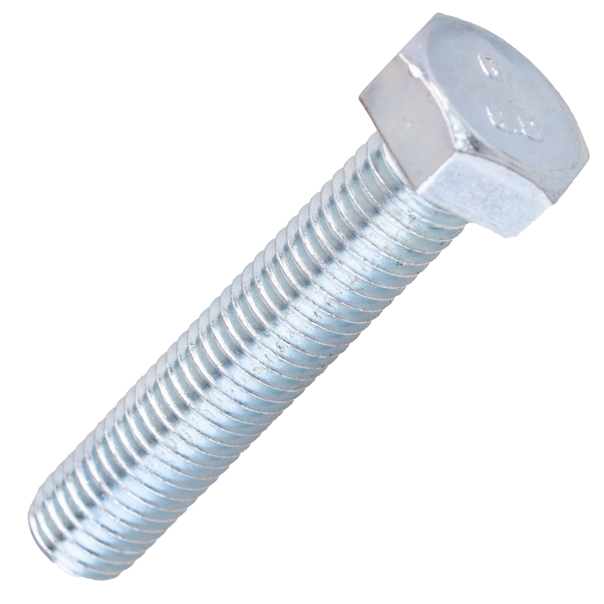 Болт DIN 933 М14x 70 белый цинк (10 шт)