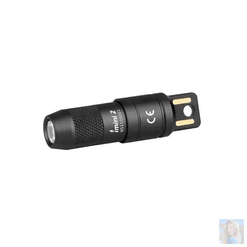 Миниатюрный перезаряжаемый фонарик-брелок Olight iUltra/iMini 2 – 80 люмен, USB-C, вес 20 г, для ключей и EDC