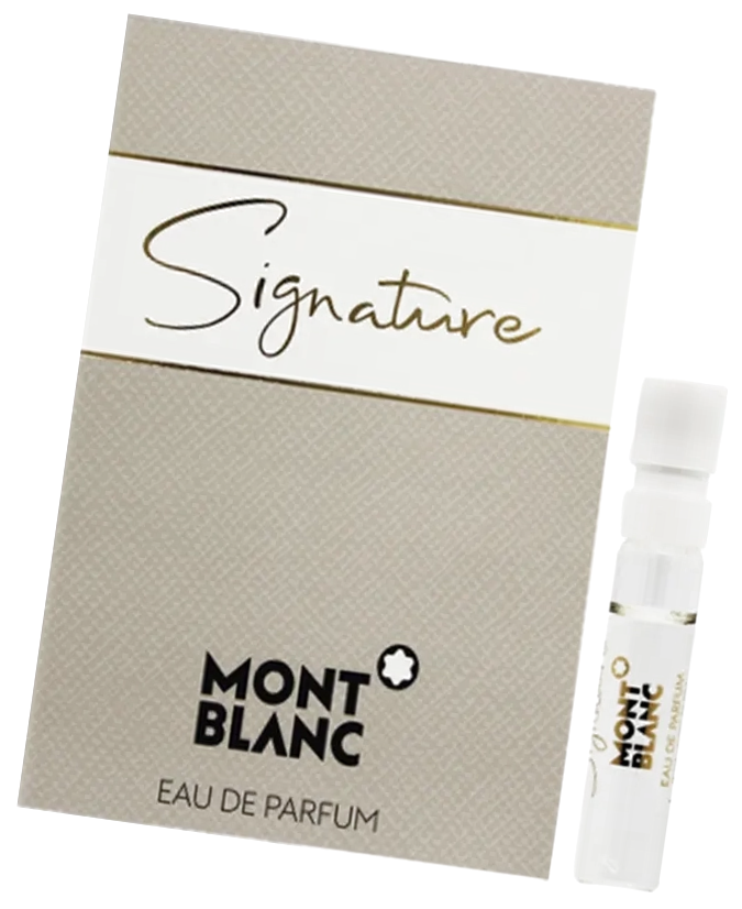 Montblanc Signature женская парфюмерная вода сэмпл 2 мл - Монблан Сигначе пробник миниатюра