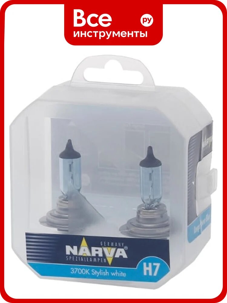 Автолампа H7 55 PX26d+50 RANGE POWER BLUE 2шт 12V Narva 486382100