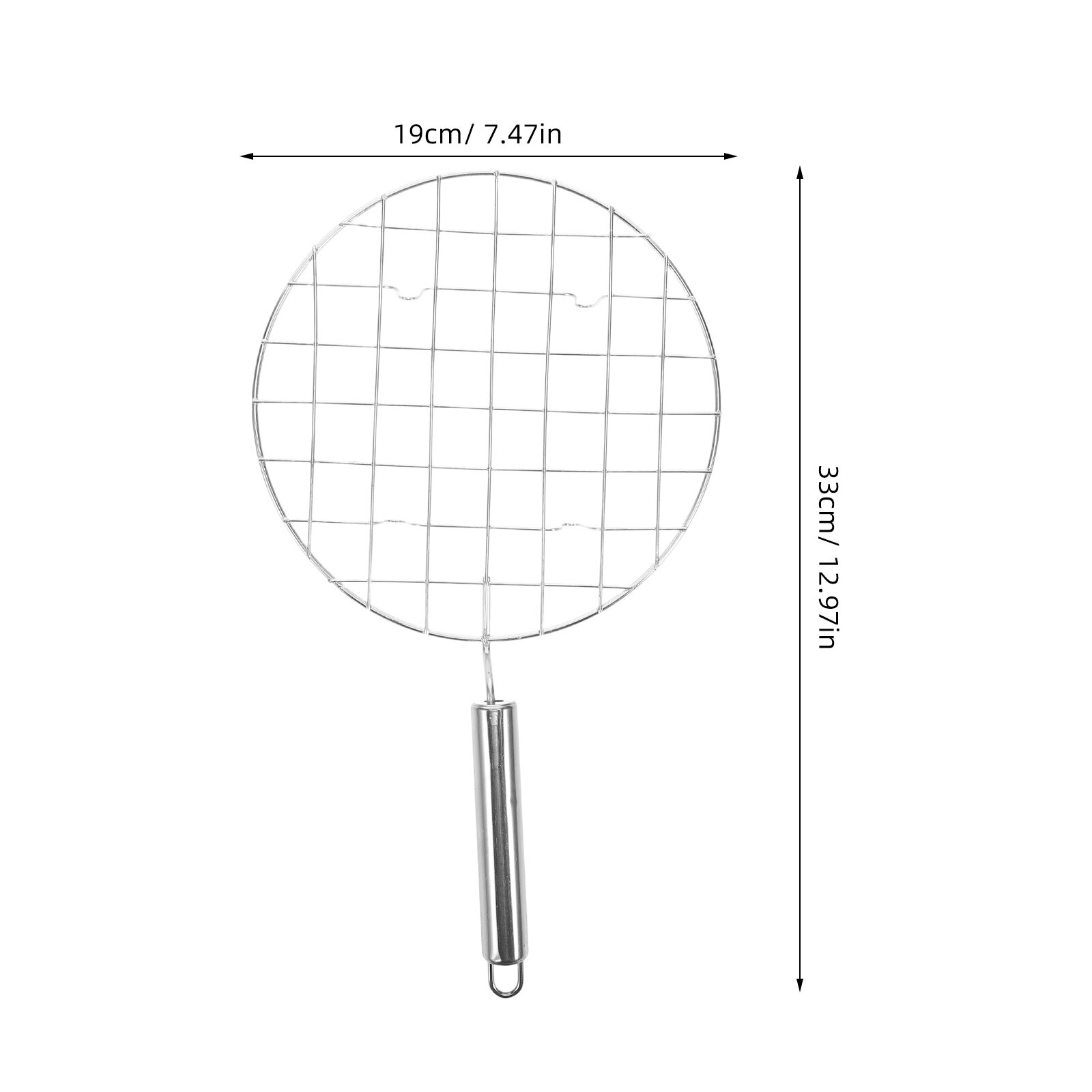 Сетка Для Шашлыка Из Нержавеющей Стали С Ручкой 33.00X19.00X2.50Cm