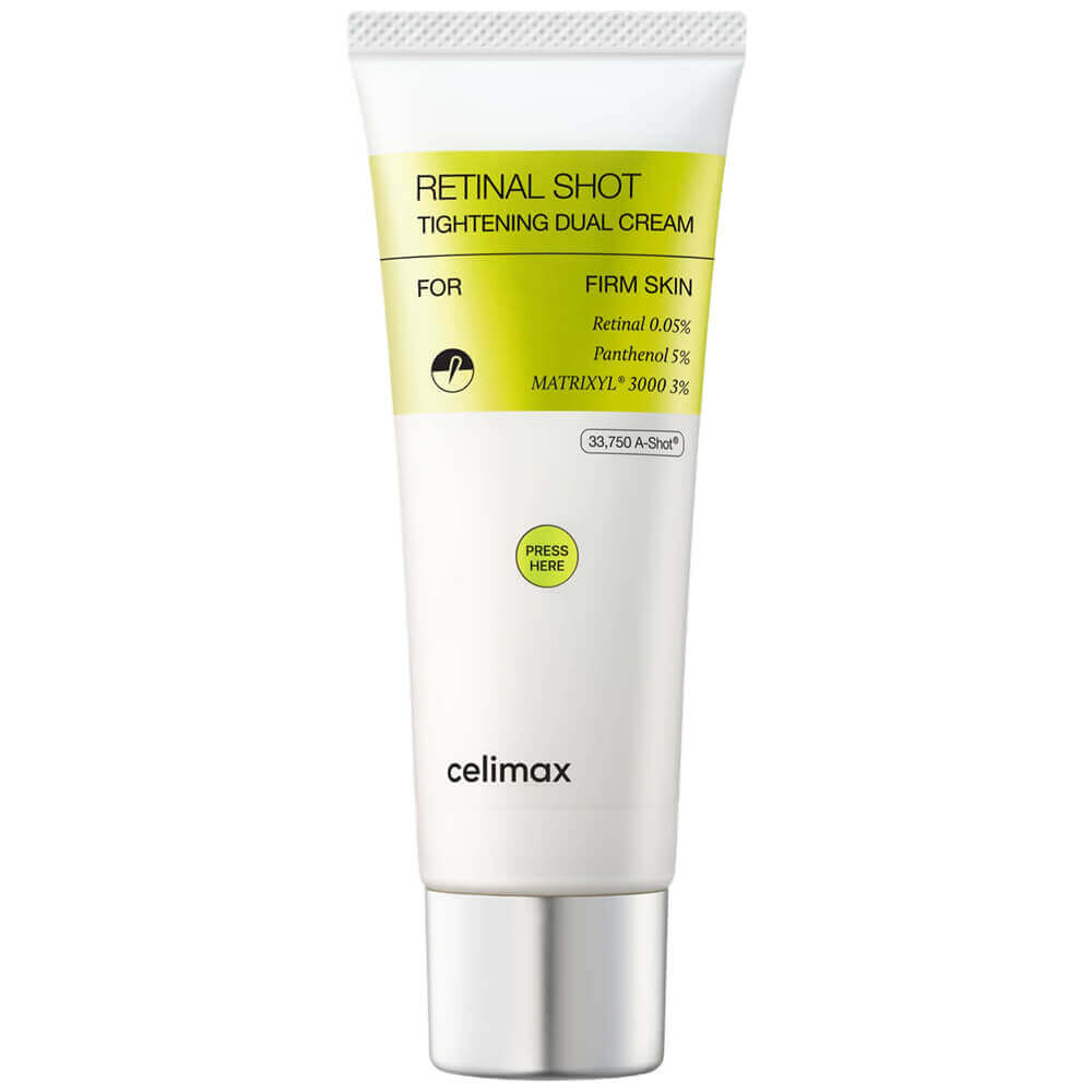 Двойной крем с ретиналем и пептидами Celimax The Vita-A Retinal Shot Tightening Dual Cream 50 мл