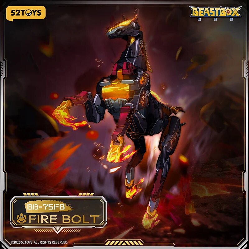 Коллекционная фигурка 52TOYS BEASTBOX BB-75FB FIRE BOLT