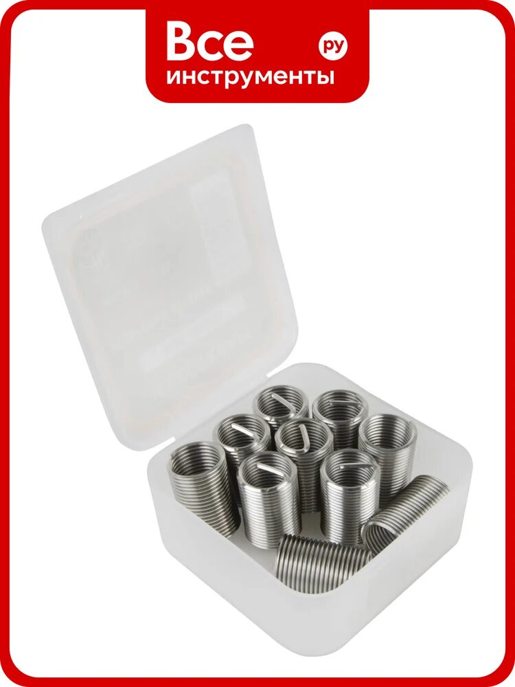 Резьбовые вставки WIEDERKRAFT M14x1,5, 2,5d, 10 предметов WDK-IN14152