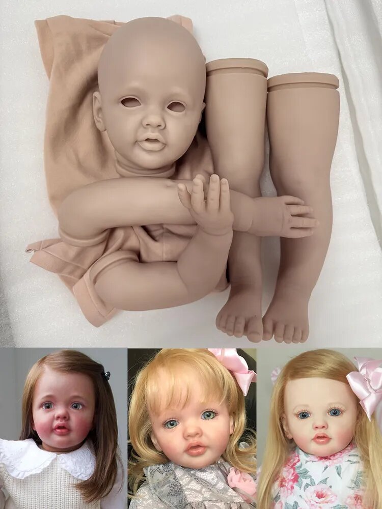 Неокрашенный и разобранный набор кукол Реборн, готовый размер 68 см, reborn Betty
