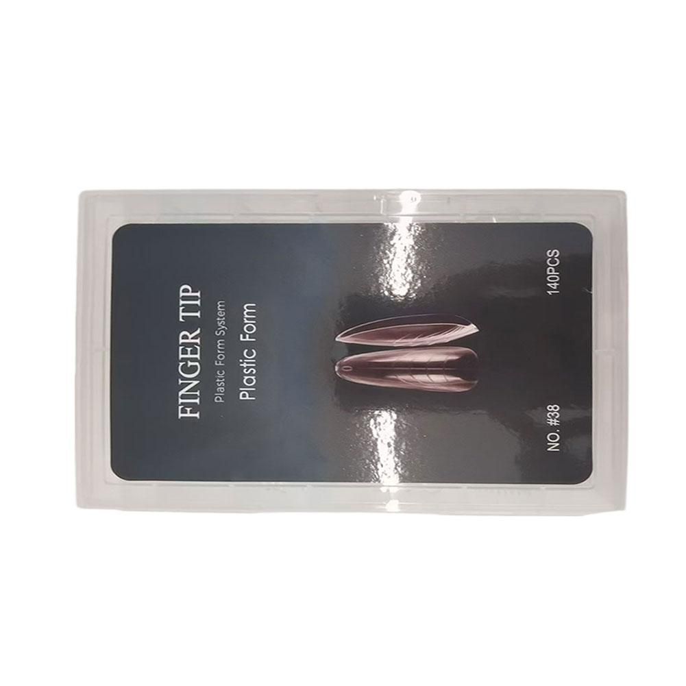 FINGER TIP Форма для наращивания ногтей, сэндвич, прозрачный пластик, 280 шт