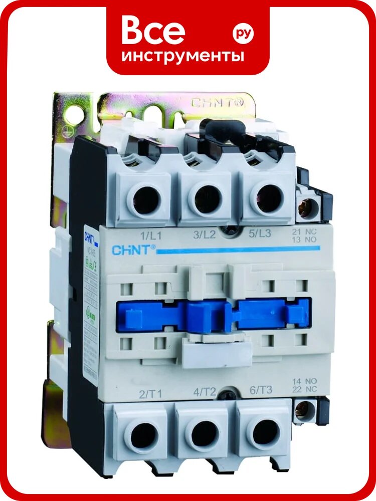 Контактор CHINT NC1-6511 65А 24В/АС3 1НО+1НЗ 50Гц (R) 222720