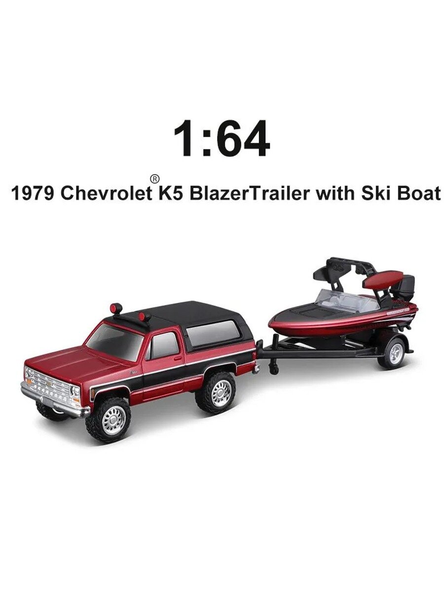 MAISTO 1:64 Литая модель кемпера, дом на колёсах(1979-Chevrolet-K5-Blazer)