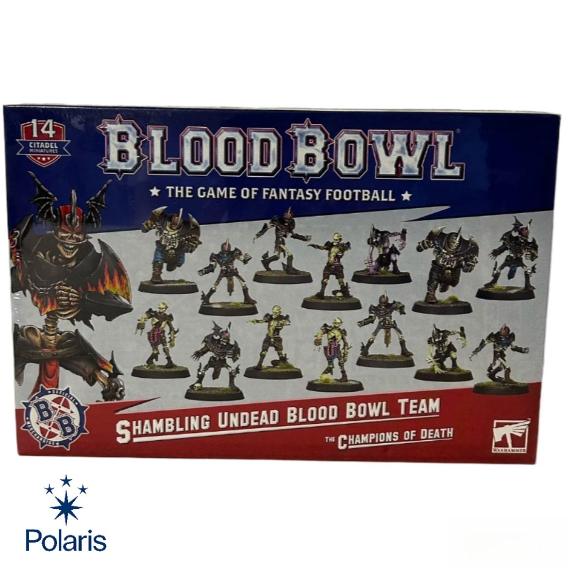 Warhammer Blood Bowl Shambling Undead Team The Champions of Death, Сборная миниатюра для настольной игры