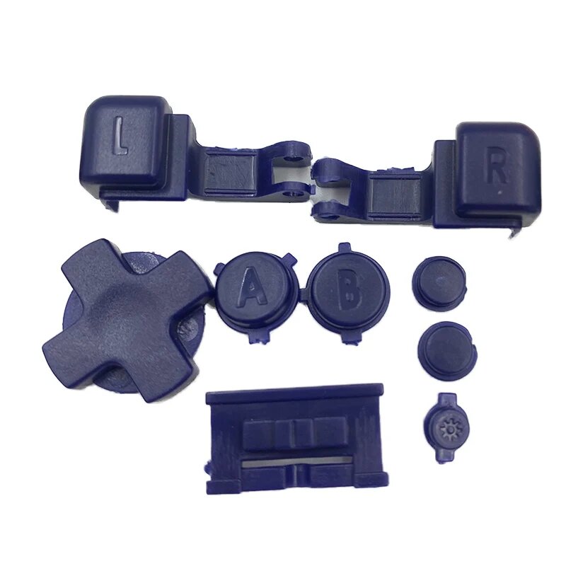 Комплект кнопок для Game Boy Advance SP 1Set, Dark Blue