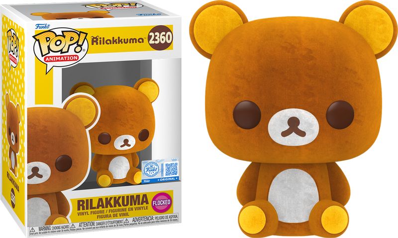 Фигурки Funko Pop Animation - Коллекционная фигурка Rilakkuma (Flocked)/Рилаккума (с бархатным покрытием)- Фанко 2360