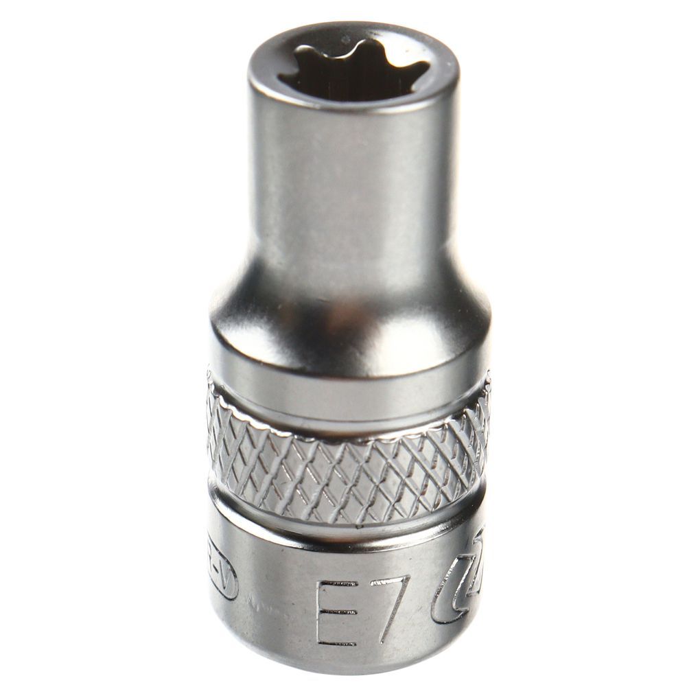 Головка торцевая Е7 1/4" TORX, Cr-V