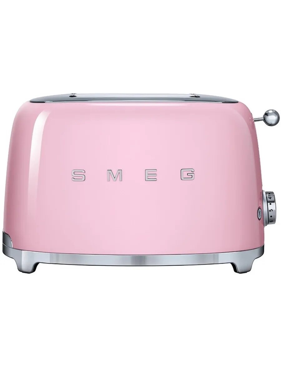 Тостер с подогревом SMEG TSF01WHEU, регулировка степени обжаривания, функция подогрева, функция размораживания — фото 1