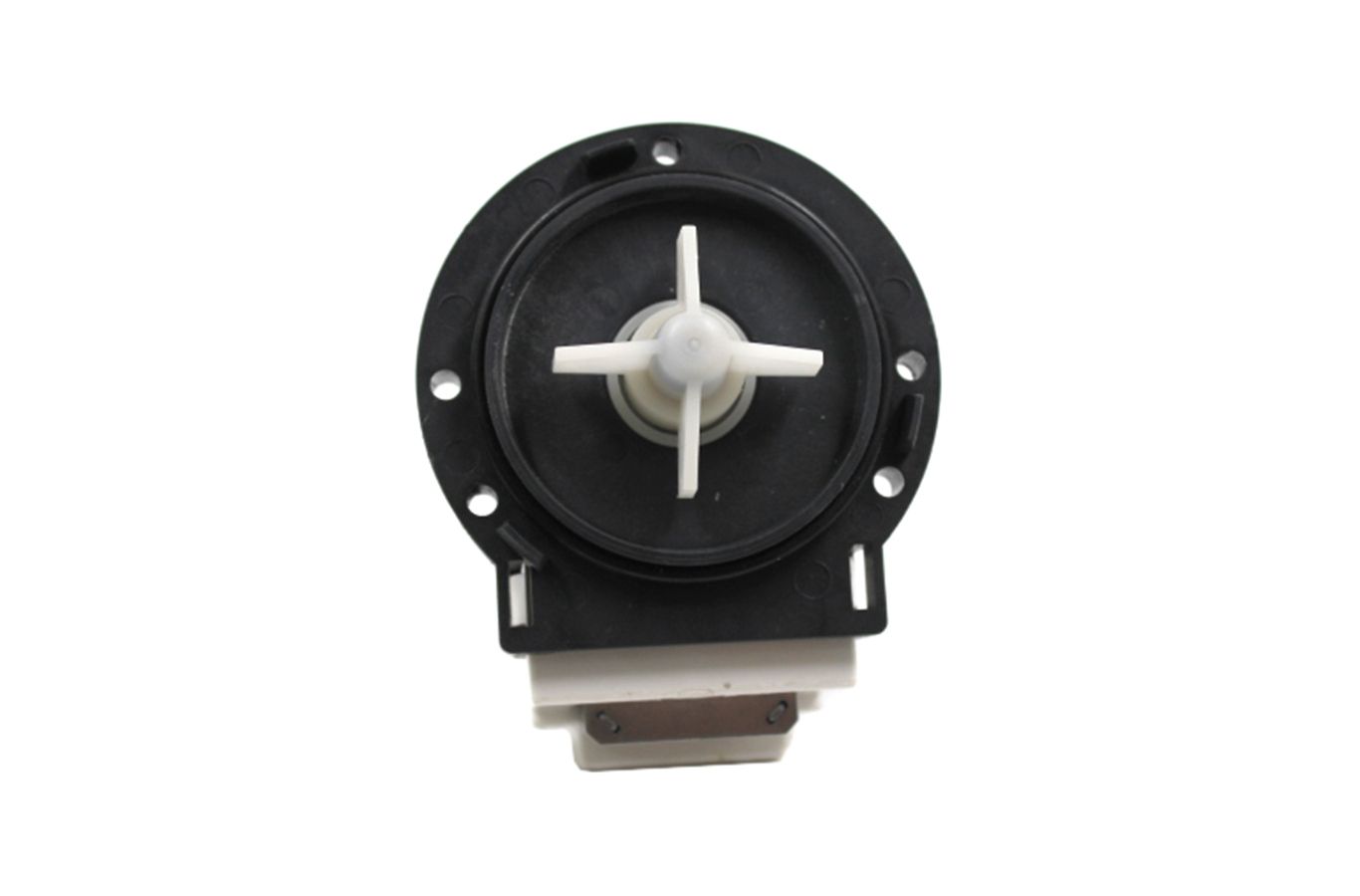 Насос сливной для стиральной машины Indesit C00507308, C00855480 (3 винта, клеммы назад, без улитки, BPX2-35L 35W, W11598779, снято с гарантийной техники) IWC8128B(EU)
