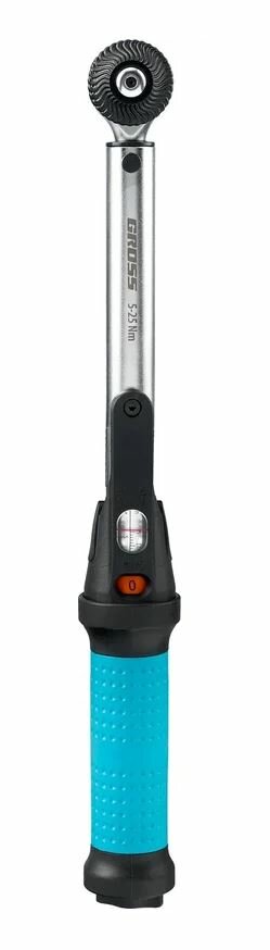 Динамометрический ключ 5-25 Нм, 1/4", CrV GROSS, арт. 14180