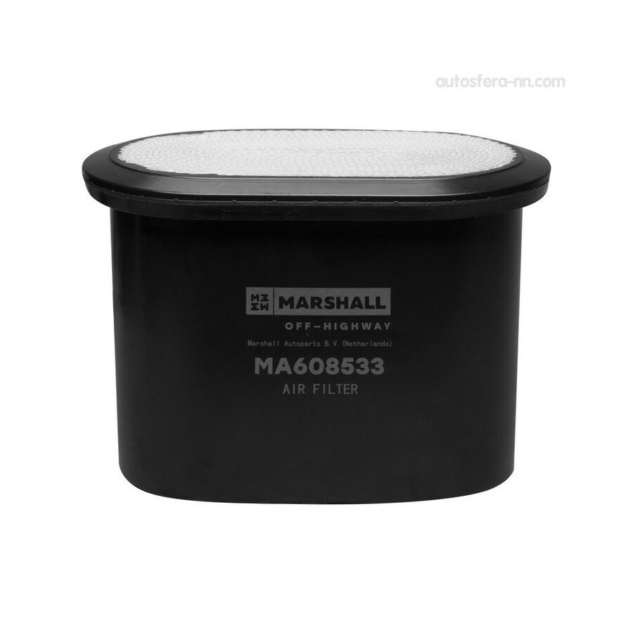 MARSHALL MA608533 Воздушный фильтр, первичный, овальный JCB 3CX, 4CX (MA608533)