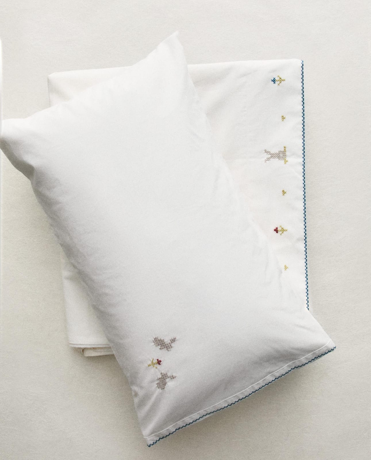 Наволочка ZARA HOME детская с кроликом, многоцветный, 50x75 см 1605/091/999-28