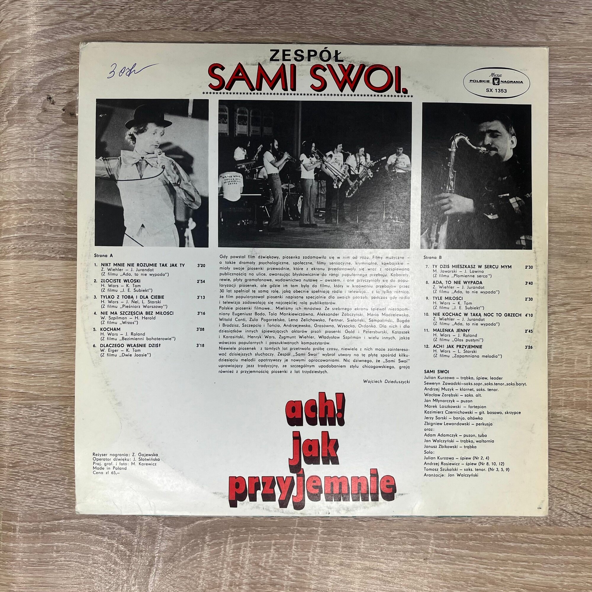 Виниловая пластинка Sami Swoi Ach! Jak Przyjemnie. 12"